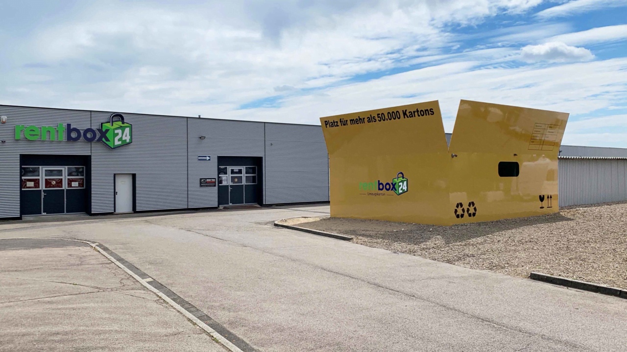 Self storage park for rentbox24, Germany - Stellar Storage Containers
