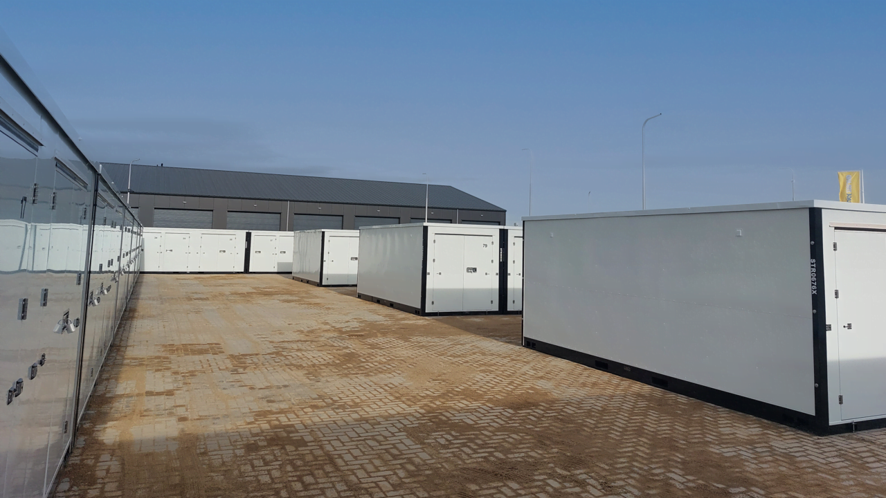 The first storage park for Storage Zeeland - Stellar Storage Containers