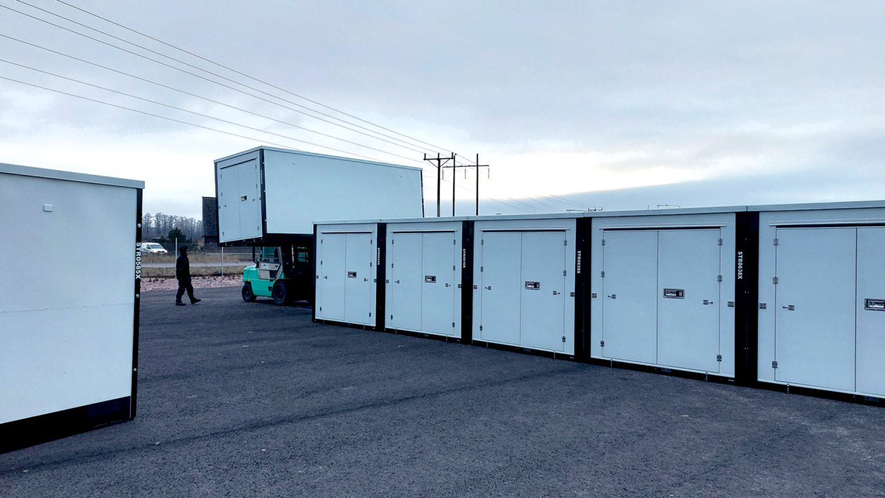 Two storage parks completed in Sweden - Universal Storage Containers